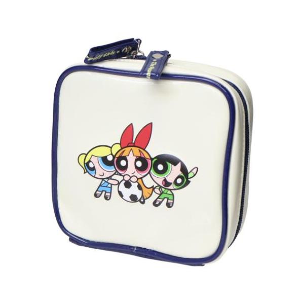 「コスメポーチその他」 パワーパフガールズ グッズ コスメポーチ キャラクター スクエアポーチ サッカー 口が大きく開くから使いやすい スーパーパワーを持ったブロッサム バブルス バターカップの3人娘が大活躍する[POWER PUFF GI...