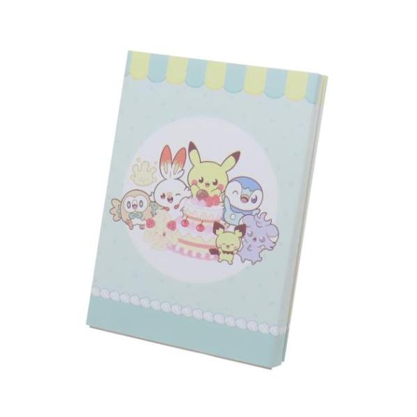 「メモ帳」 ポケットモンスター ポケモン キャラクター メモ帳 パタパタメモ B ポケピース 大人気のポケピースからSweets shopシリーズが登場 大人気[POCKET MONSTER/ポケットモンスター]のキュートなステーショナリー...