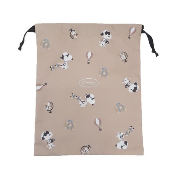 「巾着袋」 スヌーピー グッズ 巾着袋 ピーナッツ キャラクター 巾着L 使いやすい落ち着いた色味のjourneyシリーズ 大人気PEANUTS/SNOOPYグッズにまたまた可愛いnewアイテム登場こちらはとっても可愛い[巾着Lサイズ]旅行...