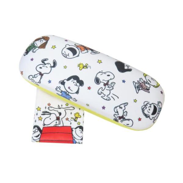 「メガネ サングラス」 スヌーピー 眼鏡ケース クロス付きメガネケース 75周年 ダンスシリーズ カラフル ピーナッツ マリモクラフト 大切なメガネをキズから守るハードタイプの眼鏡ケース 大人気[PEANUTS/SNOOPY]グッズにまたま...