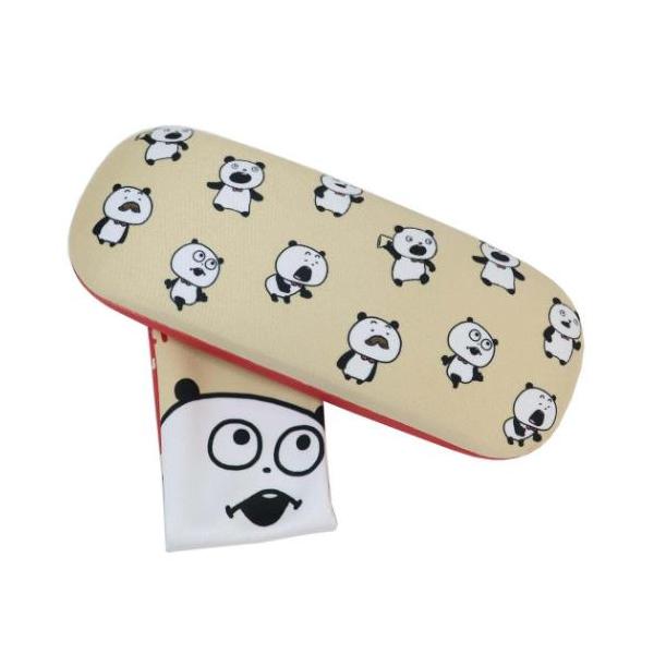 「メガネ サングラス」 眼鏡ケース スタジオUG クロス付きメガネケース にしむらゆうじ ごきげんぱんだ ハードタイプ ハードタイプだからカバンの中でもしっかり守ってくれる 人気のイラストレーターにしむらゆうじによる[スタジオUG]グッズに...