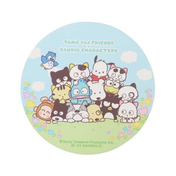 「食器その他」 タマ＆フレンズxサンリオキャラクターズ テーブルウェア 吸水コースター 集合A サンリオ マリモクラフト テーブルを可愛く彩ってくれるコースター 大人気[サンリオキャラクターズ]と[タマ＆フレンズ うちのタマ知りませんか？]...
