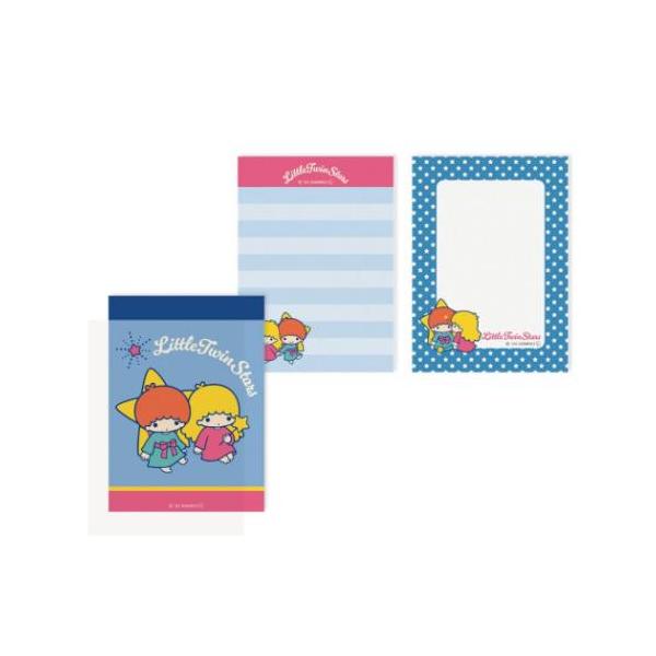 「メモ帳」 リトルツインスターズ キキ＆ララ サンリオ キャラクター メモ帳 ミニメモパッド ヴィンテージデザインがかわいいヴィンテージレトロシリーズ 大人気サンリオキャラクターグッズにまたまた可愛いnewアイテム登場こちらは定番アイテム[...