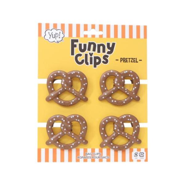 「クリップ マグネット」 プレッツェルクリップ 4個セット ヤップ クリップ 丸眞 本物みたいで可愛い食品デザインの雑貨シリーズ 本物みたいで可愛い食品デザインの雑貨シリーズこちらはかわいい[クリップ4個セット]書類整理も断然楽しくなっちゃ...
