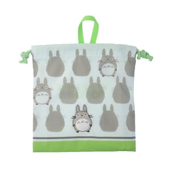 「巾着袋」 となりのトトロ スタジオジブリ キャラクター 巾着袋 きんちゃくポーチ S 幼稚園や小学校でのコップ袋や旅行用のポーチとして大活躍 宮崎駿監督の名作[となりのトトロ]グッズにまたまた可愛いnewアイテム登場こちらは小物を入れたり...