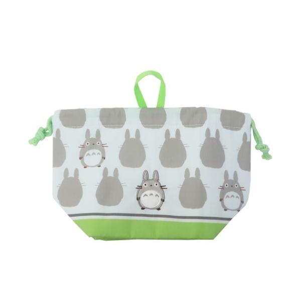 「ランチ巾着」 となりのトトロ マチ付き お弁当きんちゃくポーチ スタジオジブリ ランチ巾着 キャラクター 約12cmの底マチでいろんなお弁当箱や小物が入る 宮崎駿監督の名作[となりのトトロ]グッズにまたまた可愛いnewアイテム登場こちらは...