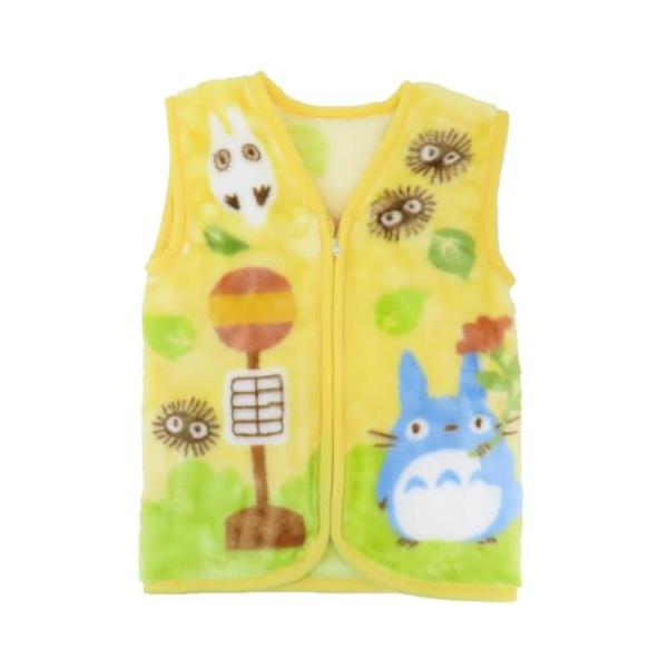 「防寒具その他」 となりのトトロ キャラクター 子供用 防寒 寝具 ミニスリーパー ネコバス待ち 寝冷え防止に肌触りが気持ちいいあったかスリーパー 宮崎駿監督の名作[となりのトトロ]グッズにまたまた可愛いnewアイテム登場こちらは3歳-5歳...