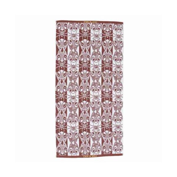 「バスタオル」 チップ＆デール グッズ バスタオル キャラクター ジャガード ビッグタオル チップ＆デールフェイス やわらかい肌触り＆吸水性もバツグンのジャガードタイプ 大人気ディズニーキャラクターの可愛らしいタオルシリーズこちらは定番人気...