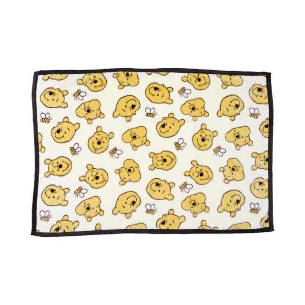 「フリースブランケット」 くまのプーさん ブランケット ポリエステルマイヤーハーフ毛布 フェイシーズN ディズニー 丸眞 いろんなシーンで大活躍！大きめサイズのハーフブランケット 大人気ディズニーキャラクターのキュートなウォーマー雑貨シリー...