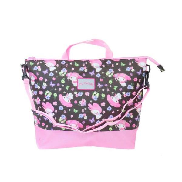 「レッスンバッグ キルトバッグ」 マイメロディ グッズ レッスントート キャラクター レッスンバッグ ブラックフラワー レッスン用バッグにもぴったりな可愛いお稽古バッグ 大人気サンリオキャラクターグッズにまたまた可愛いnewアイテム登場こち...