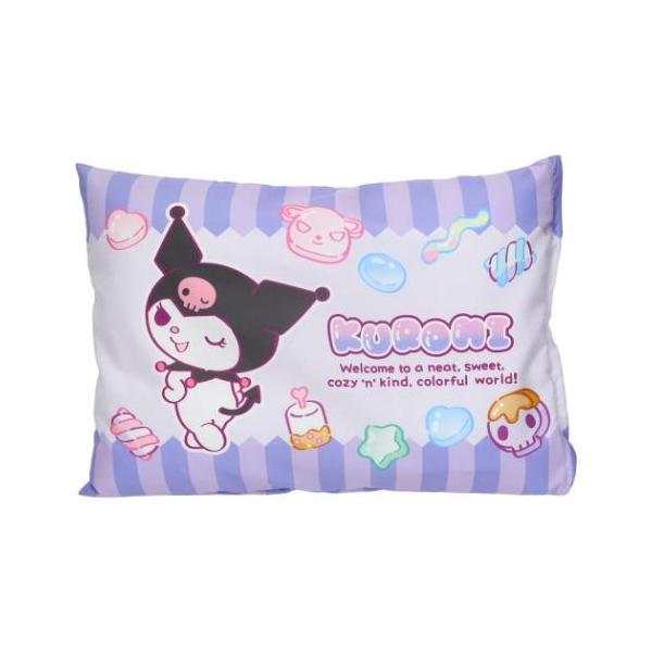 「枕」 クロミ キャラクター 子供用枕 ジュニア枕 カラフルポップドリーム 大好きなキャラクターと一緒に眠ろう 大人気サンリオキャラクターズのスクール雑貨シリーズこちらはキッズたち大喜び間違いなしの[ジュニア枕]真ん中のくぼみが頭に優しくフ...