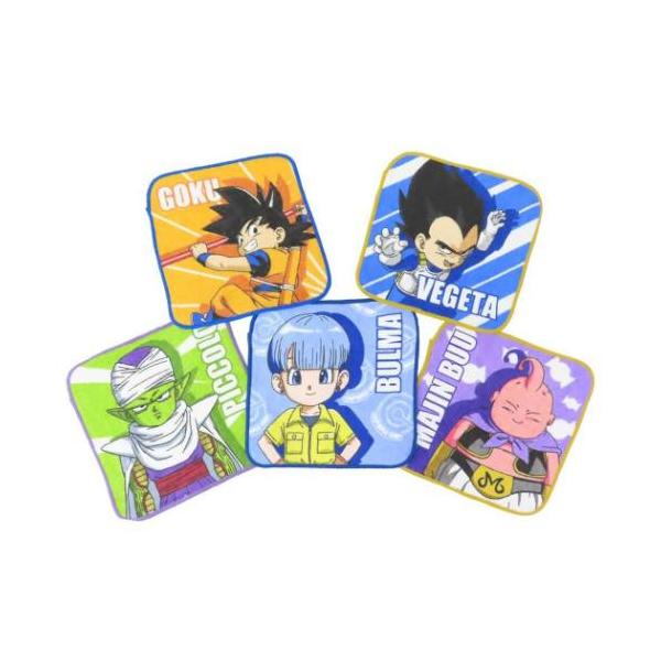 「ハンドタオル」 ミニタオル ドラゴンボールDAIMA キッズタオル 5枚組 入園入学準備雑貨 5枚セットで1週間毎日違う柄が楽しめるプチタオル 大人気アニメ[ドラゴンボールDAIMA]にまたまた可愛いnewアイテム登場  こちらは小さなお...