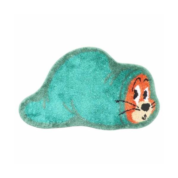 「ミニマット」 トムとジェリー タフトマット ワーナーブラザース フロアマット キャラクター 芋虫ジェリー トムとジェリーのかわいいタフトマット 大人気トム＆ジェリーからまたまた可愛いアイテム登場こちらはふわふわもこもこの[タフトマット]椅...