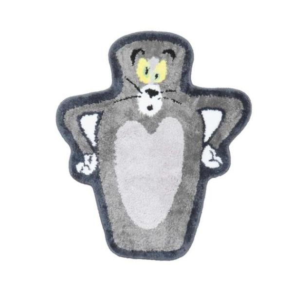 「ミニマット」 トムとジェリー キャラクター フロアマット タフトマット つぼトム トムとジェリーのかわいいタフトマット 大人気トム＆ジェリーからまたまた可愛いアイテム登場こちらはふわふわもこもこの[タフトマット]椅子やソファ、インテリアの...