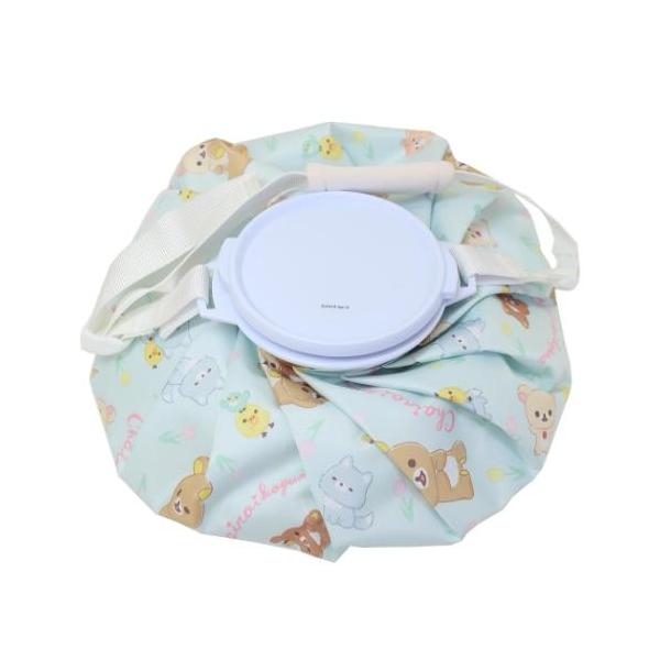 「アウトドアグッズその他」 リラックマ キャラクター アイスバッグ ショルダー付き 氷のう お花畑でリラックス サンエックス 急な発熱、アイシング、熱中症対策に繰り返し使えてエコ サンエックスの大人気キャラクター[リラックマ]グッズにまたま...