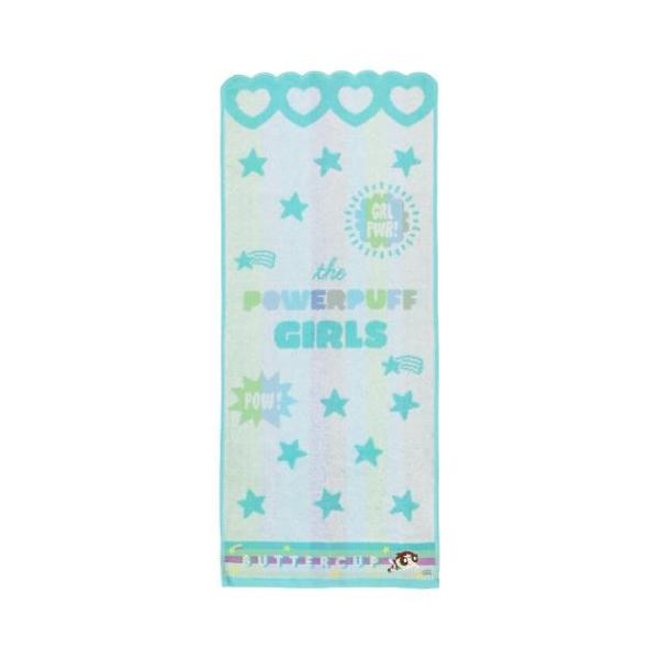 「フェイスタオル」 パワーパフガールズ ジャガードロングタオル フェイスタオル スパークリーキュート バターカップ キャラクター やわらかい肌触り＆吸水性もバツグンのジャガードタイプ スーパーパワーを持ったブロッサム バブルス バターカップ...