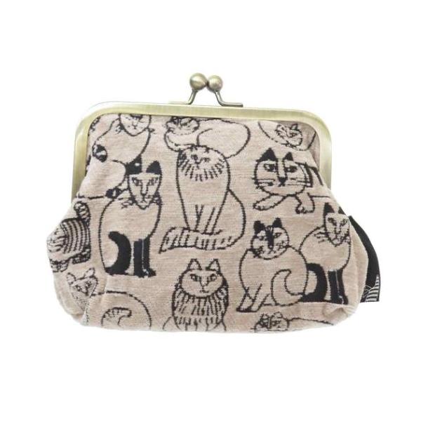 「コスメポーチその他」 リサ ラーソン 口金ポーチ コスメポーチ キャラクター キャット 小物を入れやすいかわいいがま口ポーチ スウェーデンの世界的な陶芸デザイナー[Lisa Larson/リサラーソン]グッズにお洒落なnewアイテム登場こ...