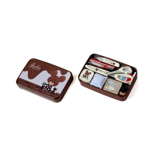 「ソーイングセット 手芸用品」 くまのがっこう 手芸用品 ソーイングセット うす型タイプ チョコレート ミササ くまのがっこうの可愛いお裁縫グッズ ベストセラー絵本[the bear's school/くまのがっこう]グッズにまたまた可愛い...