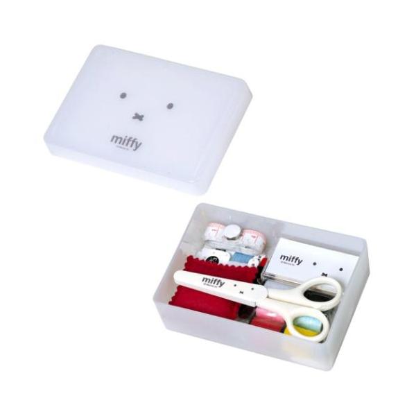 「ソーイングセット 手芸用品」 ミッフィー 手芸用品 ソーイングセット スモールタイプ ホワイト ディックブルーナ ミササ ミッフィーの可愛いお裁縫グッズ ディックブルーナの人気絵本[miffy/ミッフィーちゃん]グッズにまたまた可愛いne...