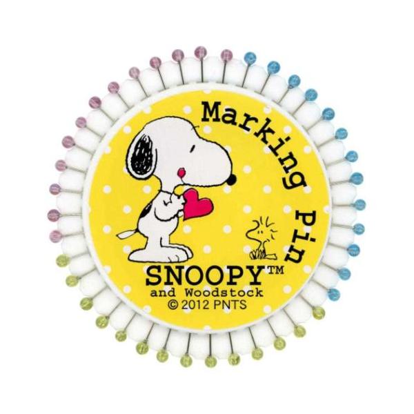 「ソーイングセット 手芸用品」 スヌーピー 洋裁ピン 40本 手芸用品 ピーナッツ キャラクター スヌーピーの可愛いお裁縫グッズ 大人気PEANUTS/SNOOPYグッズにまたまた可愛いnewアイテム登場こちらはアイロンの熱に強いガラス玉の...