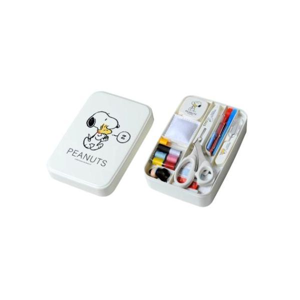 「ソーイングセット 手芸用品」 スヌーピー 手芸用品 ソーイングセット ホワイト うす型タイプ ピーナッツ ミササ スヌーピーの可愛いお裁縫グッズ 大人気PEANUTS/SNOOPYグッズにまたまた可愛いnewアイテム登場小、中、高校と飽き...