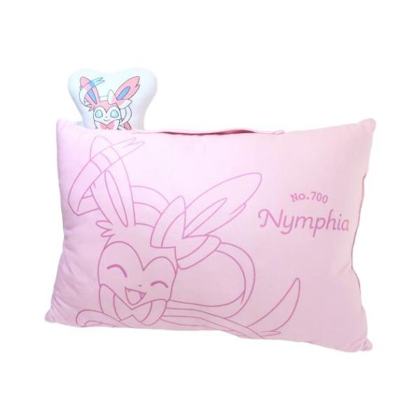 「枕」 ポケットモンスター グッズ 枕 キャラクター マスコット付きまくら ニンフィア かわいいマスコットが付いた小さいまくら 大人気[POCKET MONSTER/ポケットモンスター]グッズにまたまた可愛いnewアイテム登場こちらは持ち運...