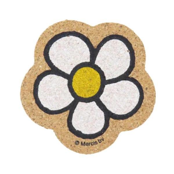 「キッチン雑貨その他」 ミッフィー ダイカットコースター ディックブルーナ テーブルウェア 絵本キャラクター 白いお花 ダイカットデザインで可愛い！集めたくなるコースター ディックブルーナの人気絵本[miffy/ミッフィーちゃん]グッズにま...