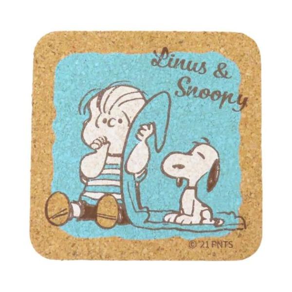 「キッチン雑貨その他」 スヌーピー グッズ テーブルウェア ピーナッツ キャラクター 軽量で耐水性にも優れたコルク製コースター 大人気PEANUTS/SNOOPYグッズにまたまた可愛いnewアイテム登場こちらはキュートな[コースター]お家や...