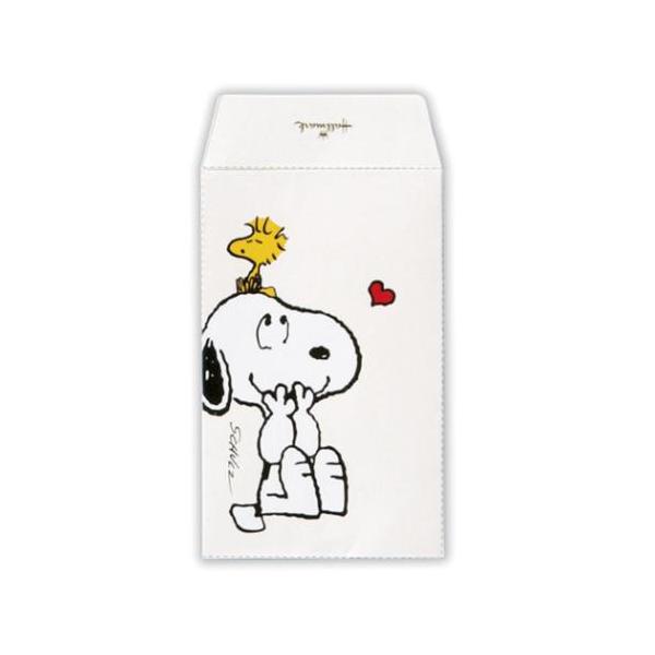 「ポチ袋」 スヌーピー ピーナッツ キャラクター お気持ち袋 ぽち袋 ポチ袋 3枚入り SNスマイル2 お年玉やお気持ちを包むのにぴったりなポチ袋 大人気PEANUTS/SNOOPYの大人可愛い[おとしだま（ぽち袋）]お正月のお楽しみお年玉...