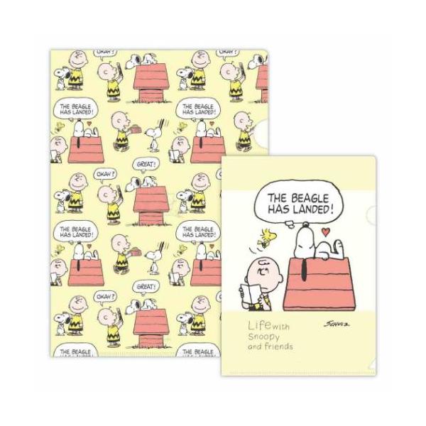 「A4クリアファイル」 スヌーピー クリアフォルダ ピーナッツ A4＆A5 クリアファイル セット キャラクター SNLFイエロー Life with Snoopy and Friends 使いやすいA4＆A5クリアファイルのセット スヌー...