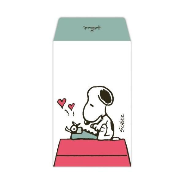 「ポチ袋」 スヌーピー キャラクター お気持ち袋 ぽち袋 ポチ袋 3枚入り Peanuts All Good SNAG THINK ピーナッツ 誰にお手紙を書いているのかな？ 大人気PEANUTS/SNOOPYの大人可愛い[おとしだま（ぽち...