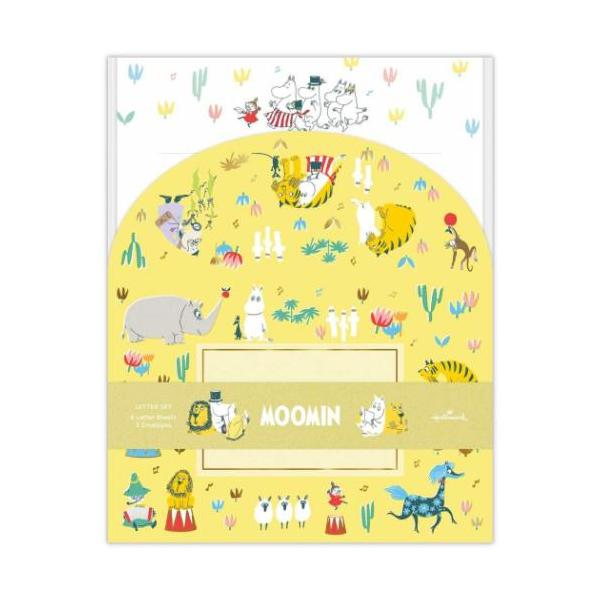 「レターセット」 ムーミン レターセット 北欧 手紙セット キャラクター MOADイエロー 大切な人に贈りたくなるおしゃれなLETTER SET 大人気[Moomin/ムーミン]グッズにまたまた可愛いnewアイテム登場「Every day ...