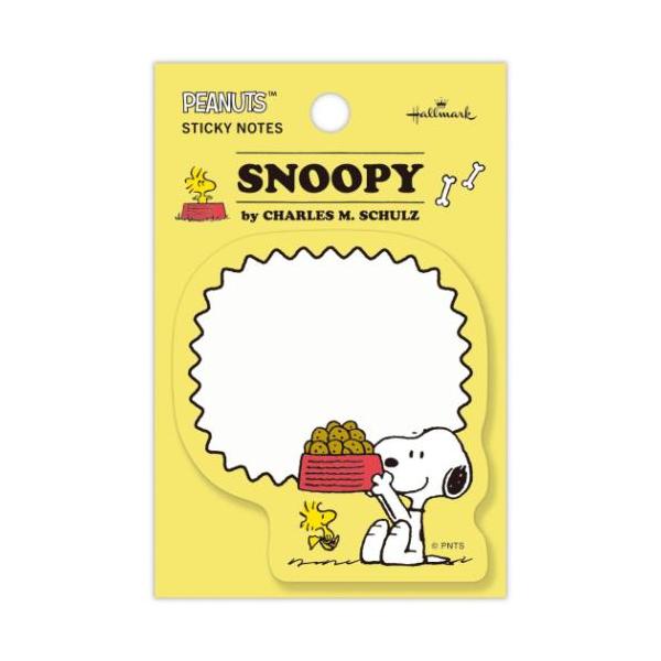 「付箋」 スヌーピー ピーナッツ キャラクター 付せん ダイカット 付箋 Happiness is Red DISH 愛情たっぷりの赤いごはん皿 「Happiness is Red　スヌーピーの身の回りにある大事な赤いもの」をテーマにしたス...