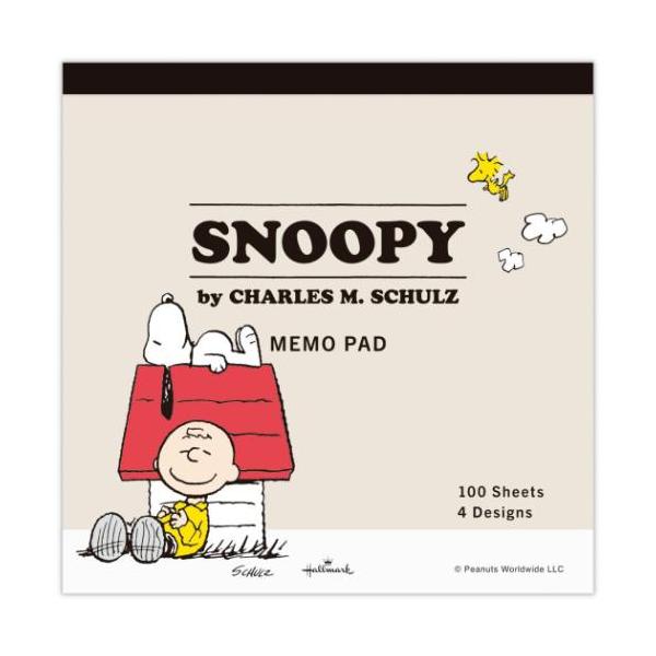 「メモ帳」 スヌーピー メモパッド メモ帳 Happiness is Red HOUSE ピーナッツ 夢が広がるスヌーピーのおうち 「Happiness is Red　スヌーピーの身の回りにある大事な赤いもの」をテーマにしたスヌーピーのステ...