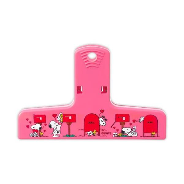 「クリップ マグネット」 スヌーピー ピーナッツ キャラクター クリップ ビッグクリップ Happiness is Red POST 赤いポストにワクワクを詰めて 「Happiness is Red　スヌーピーの身の回りにある大事な赤いもの...