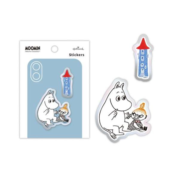 「ステッカー：キャラクター」 ムーミン アクリル素材ステッカー ダイカットシール MOアクリルムーミン 北欧 透明＆立体的で存在感抜群！ スマホケースやPCのデコにおすすめの立体的なムーミンのアクリル素材ステッカー。キャラクターの親しみやす...
