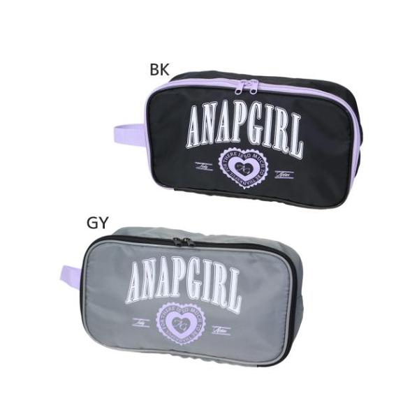 「シューズバッグ」 ラウンドシューズケース ANAP GIRL 体育館靴入れ アナップガール 新入学 新学期準備雑貨 新入学 新入園にぴったりなスクール雑貨シリーズ 入学 新学期にぴったりなファッションブランド[ANAP/アナップ]のスクー...