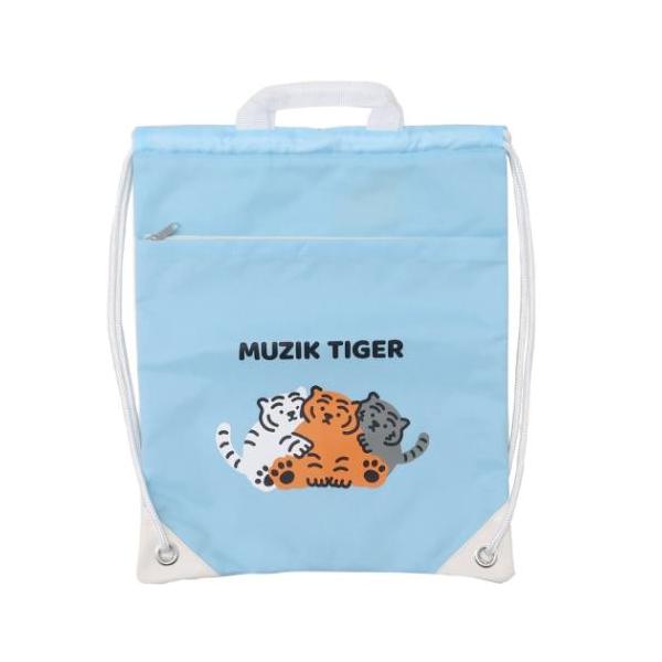 「プールバッグ」 MUZIK TIGER ムジークタイガー キャラクター プールバッグ ナップサックビーチバッグ 海やプールはもちろん、キャンプ等の時にも大活躍のビーチバッグ 韓国発のアクセ、ライフスタイルブランド[MUZIK TIGER/...