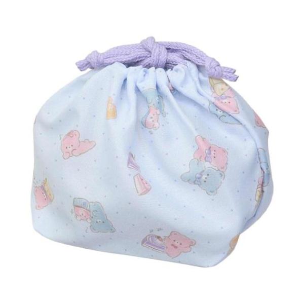 「ランチ巾着」 お弁当きんちゃく マチ付きランチバッグ くま 新入学 ニシオ 新入学 新入園にぴったりなスクール雑貨シリーズ 入学 新学期にぴったりなランチ雑貨シリーズこちらはお弁当箱を入れるのにぴったりな[マチ付きランチ巾着]広口幅でお弁...