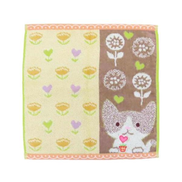 「ハンドタオル」 ハンドタオル Fu re ru ウォッシュタオル ねこ ホイップクリーム ネコ 吸水＆手触りもバツグンのコットン100％ 毎日が楽しくなるキュートなタオルシリーズこちらは汗拭きハンカチにちょうどいい[ウォッシュタオル]コッ...