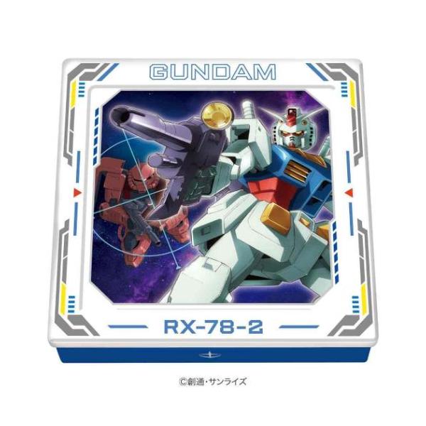 軽減税率 「食玩 お菓子」 機動戦士ガンダム グッズ お菓子 チョコレート アニメキャラクター ロックオンチョコ缶 ガンダムVSジオン公国軍 バレンタイン 友チョコ、義理チョコ、自分チョコ、世話チョコにも HAPPY VALENTINE'S...