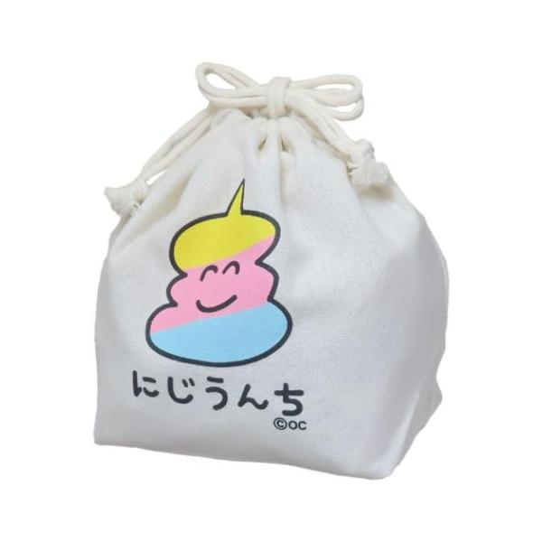 「巾着袋」 おえかきさん キンチャク きんちゃくポーチ 巾着袋 かわいい にじうんちさん 小物入れにちょうどいいかわいい巾着ポーチ 毎日が楽しくなるキュートなZAKKAシリーズこちらはかわいい[巾着袋]コスメや小物などしっかり収納できますほ...