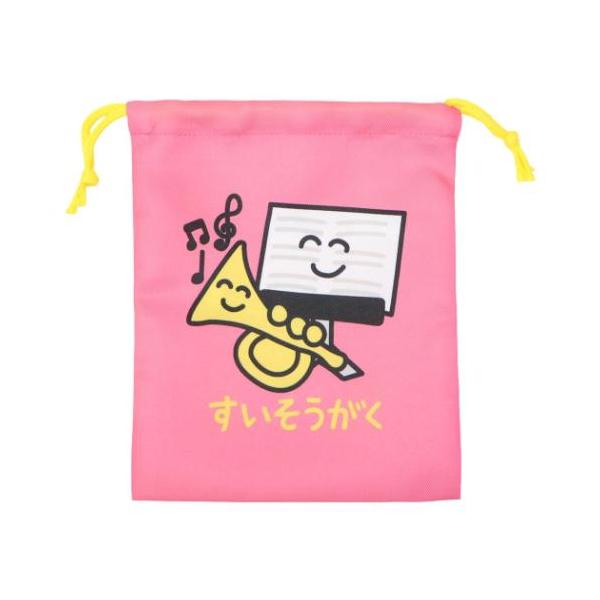 「巾着袋」 おえかきさん おもしろ雑貨 巾着袋 きんちゃくポーチ マチ無し すいそうがくさん 小物入れにちょうどいいかわいい巾着ポーチ 大人気のおえかきさんシリーズグッズにまたまた可愛いnewアイテム登場こちらは小物を入れたりしておくのに便...