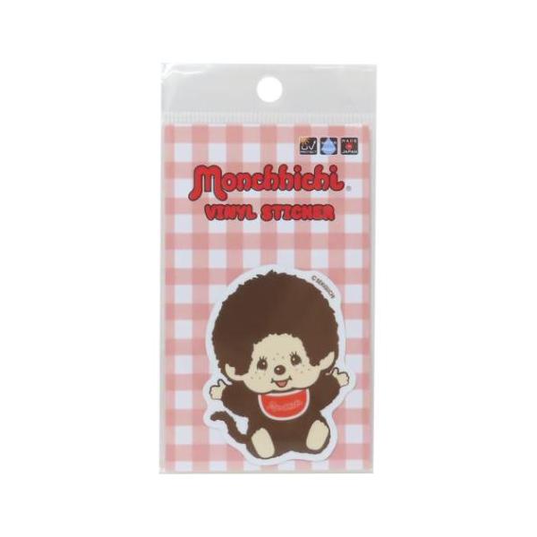 「ステッカー：キャラクター」 モンチッチ ダイカットシール ビニールステッカー MONCHICHI RETRO BOY オクタニ 自転車やパソコンいろんなところに貼って楽しい耐水ステッカー 世界中の人気者[モンチッチ]グッズにまたまた可愛い...