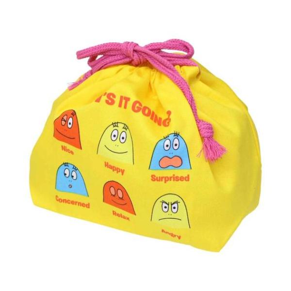 「ランチ巾着」 バーバパパ BARBAPAPA キャラクター ランチ巾着 ランチバッグ HOW’S IT GOING？ HOW’S IT GOING？ランチ雑貨シリーズ 大人気[BARBAPAPA/バーバパパ]グッズにまたまた可愛いnewア...