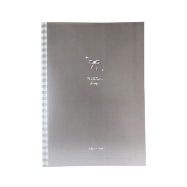 「方眼ノート」 方眼ノート クリア方眼ノート 5mm リボン クーリア 新学期の準備はお済みですか？可愛い文具で揃えちゃおう 毎日が楽しくなるキュートなステーショナリーシリーズこちらは定番人気アイテム[B5クリア方眼ノート]中のノートは5m...