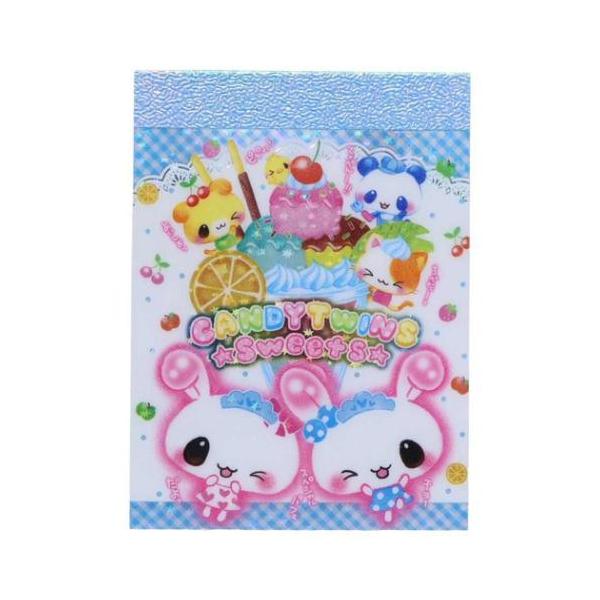 「メモ帳」 メモ帳 平成レトロファンシー キラキラグリッタープチメモ ミニミニメモ キャンディツインズ サッと取り出してメモできる超便利なちっちゃいメモ 新学期にぴったりな可愛らしいステーショナリーシリーズこちらは定番アイテム[プチメモ]中...