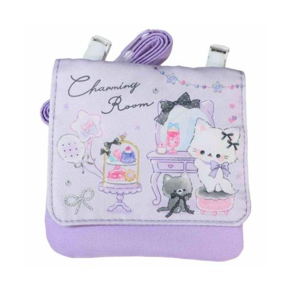 「クリップポケット」 クリップポケット ショルダー付きマルチポッケ チャーミングルーム クーリア ポケットがない服でもクリップで簡単に取り付け出来る 毎日が楽しくなるキュートなZAKKAシリーズこちらはハンカチやティッシュ、マスクやお菓子な...