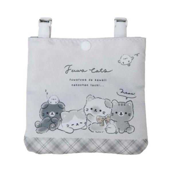 「クリップポケット」 クリップポケット マルチポッケ ライト ふわキャッツ クーリア クリップではさむだけで簡単にポケットをプラス！ 毎日が楽しくなるキュートな雑貨が登場こちらはハンカチやばんそうこうなどを入れられる[マルチポッケライト]分...