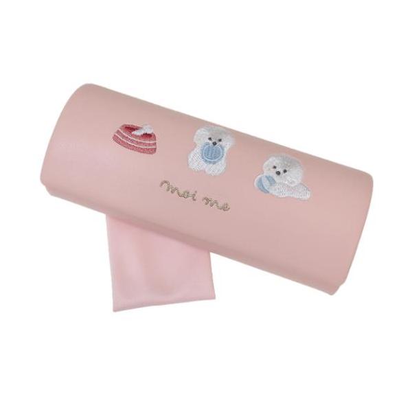 「メガネ サングラス」 眼鏡ケース モイミー メガネケース いぬ ハードタイプ 小さな動物刺繍に癒される やさしい水彩タッチとアニマルが可愛い[moi me/モイミー]シリーズこちらは大人気アイテム[メガネケース]便利なメガネクロスも付属し...